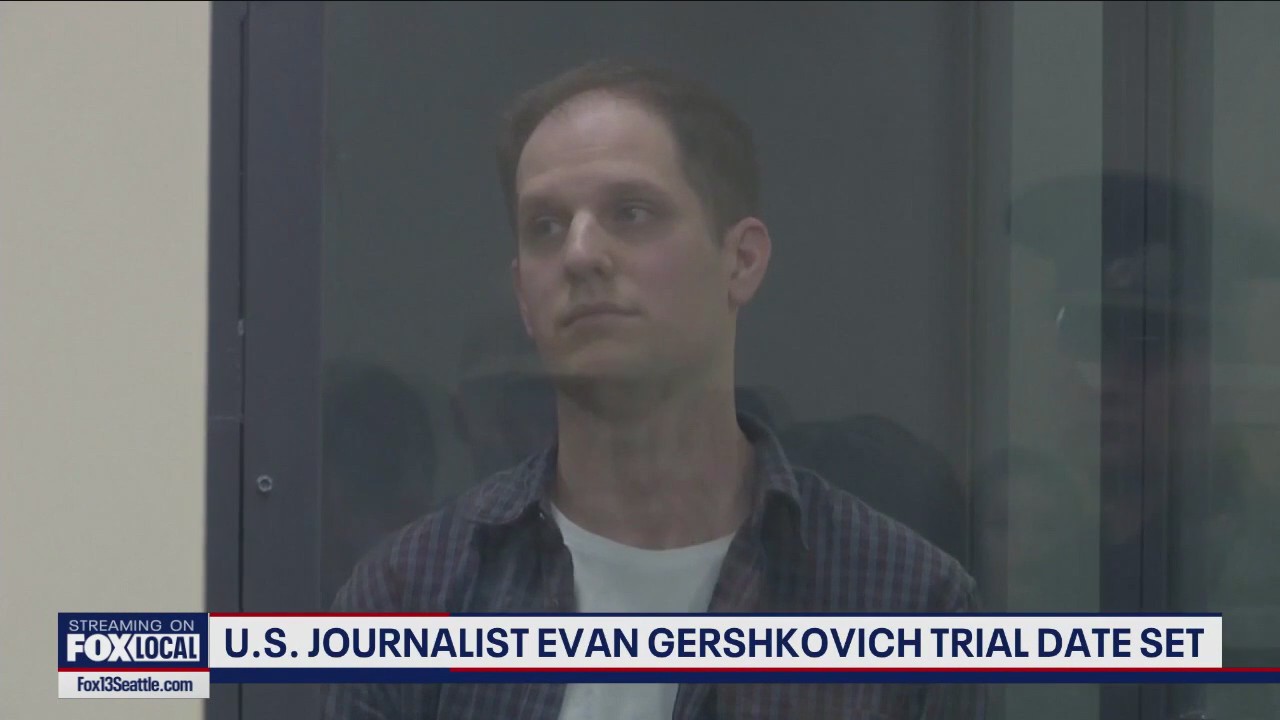 Trial date set for U.S. journalist Evan Gershkovich | FOX 13 Seattle