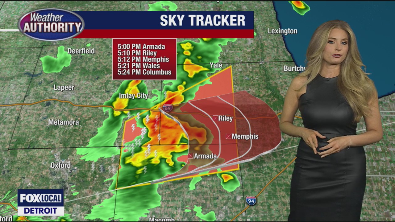 Severe weather sparks thunderstorm warning for three counties | FOX 2 ...
