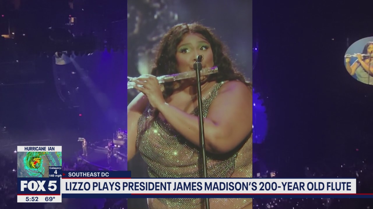 Lizzo plays President James Madison's 200-year-old flute | FOX 5 DC