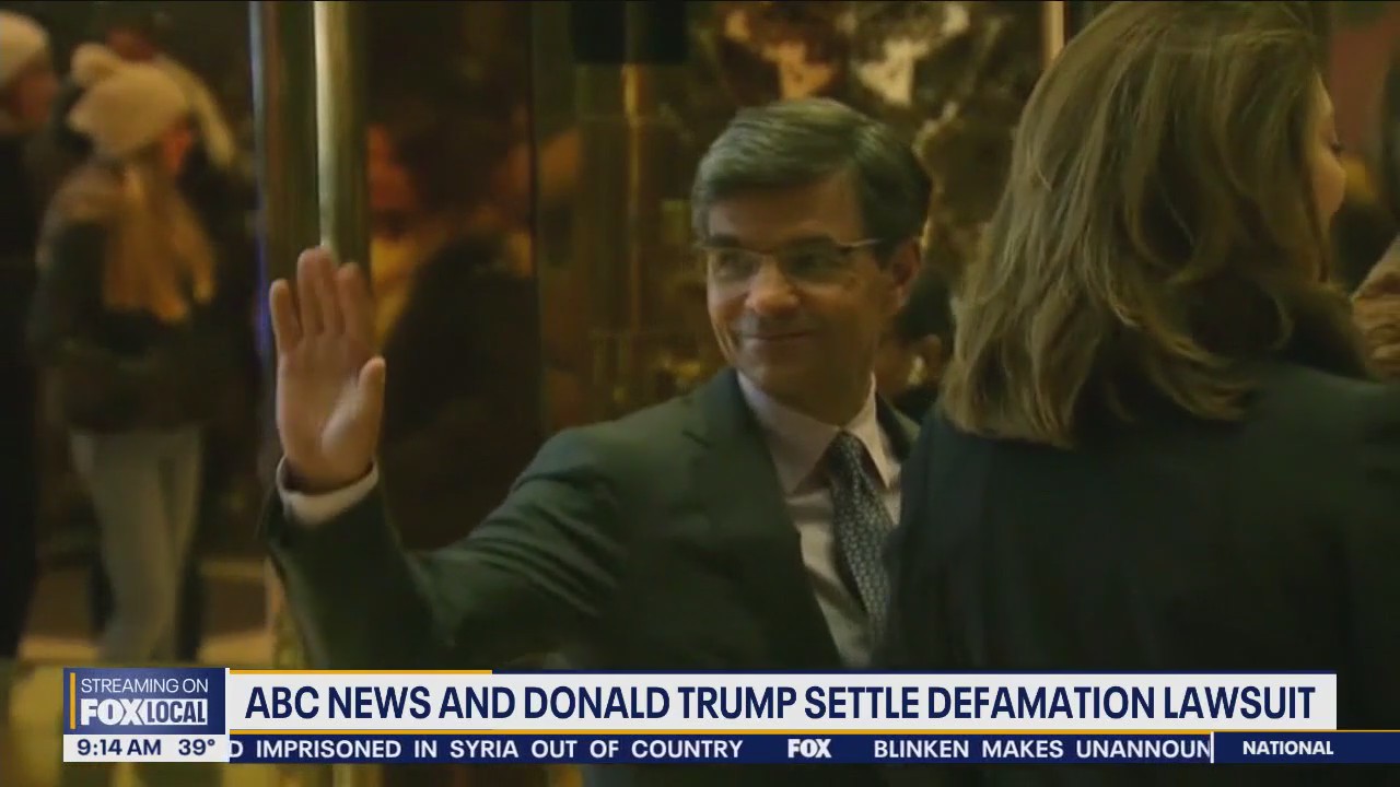 ABC News to pay Donald Trump $15M | FOX 13 Seattle