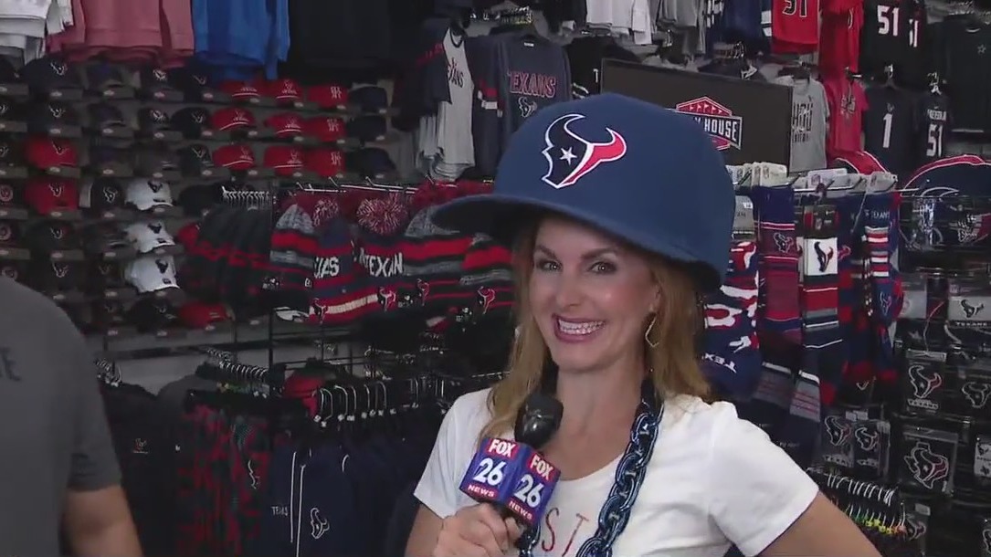 Shop for Texans gameday gear at Rally House | FOX 26 Houston