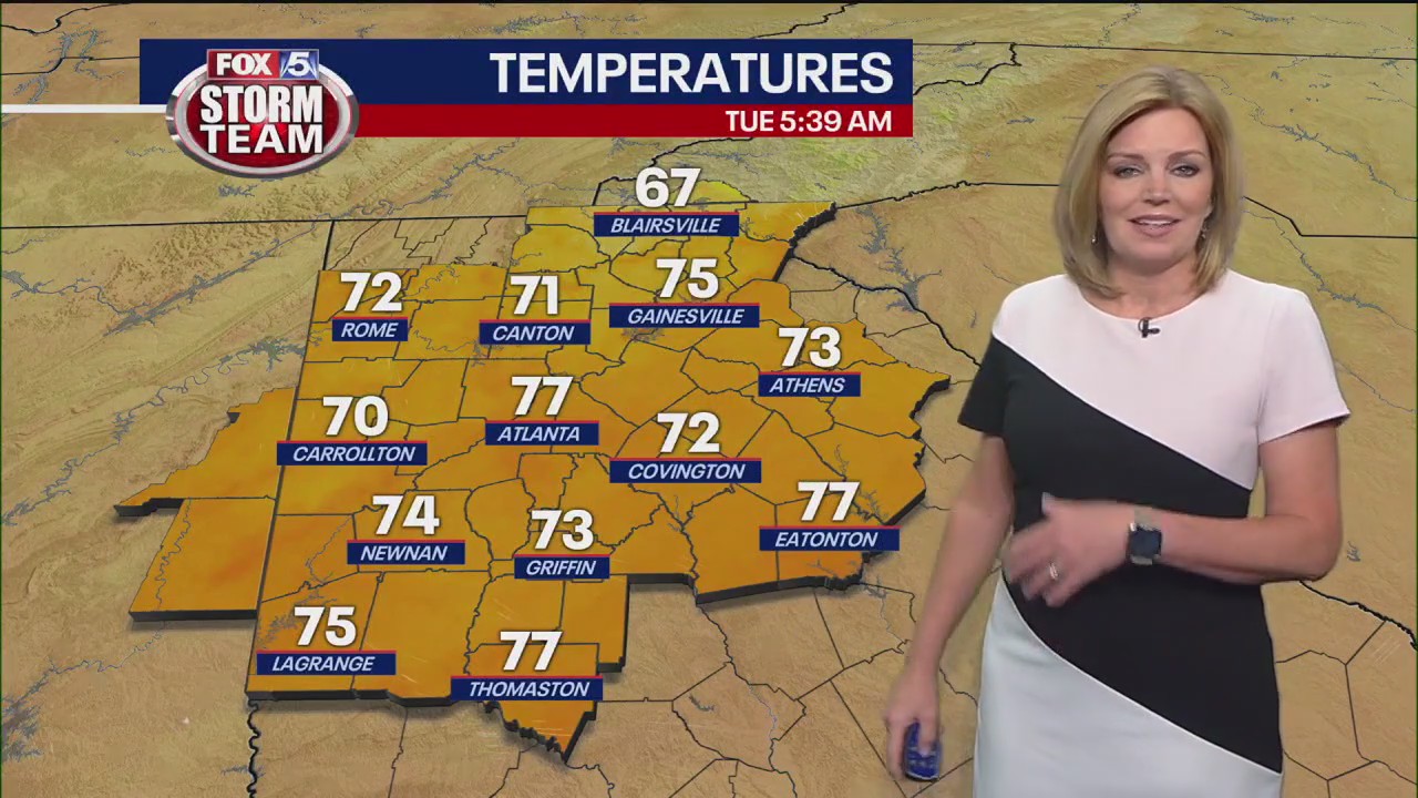 Tuesday morning weather forecast | FOX 5 Atlanta