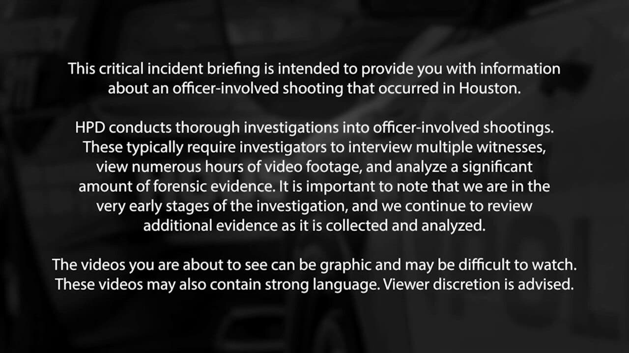 FULL VIDEO: Officer Involved Shooting on W. 34th Street | FOX 26 Houston