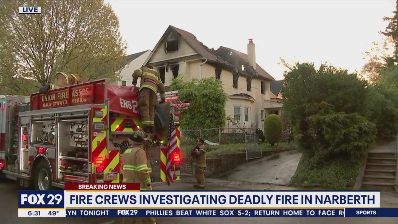 Deadly fire in Narberth under investigation | FOX 29 Philadelphia