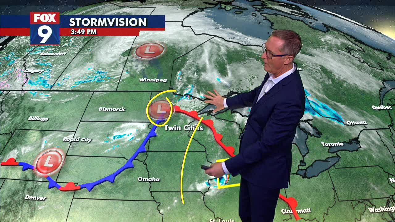 MN weather: Hot Sunday, with rain ahead | FOX 9 Minneapolis-St. Paul