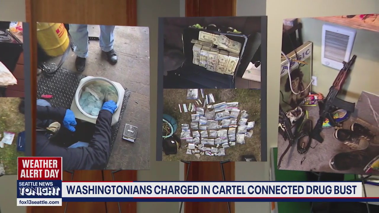 Washingtonians charged in Sinaloa cartel-connected drug bust | FOX 13 ...