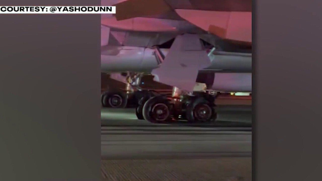 Rough landing at ATL after plane blows tires | FOX 5 Atlanta