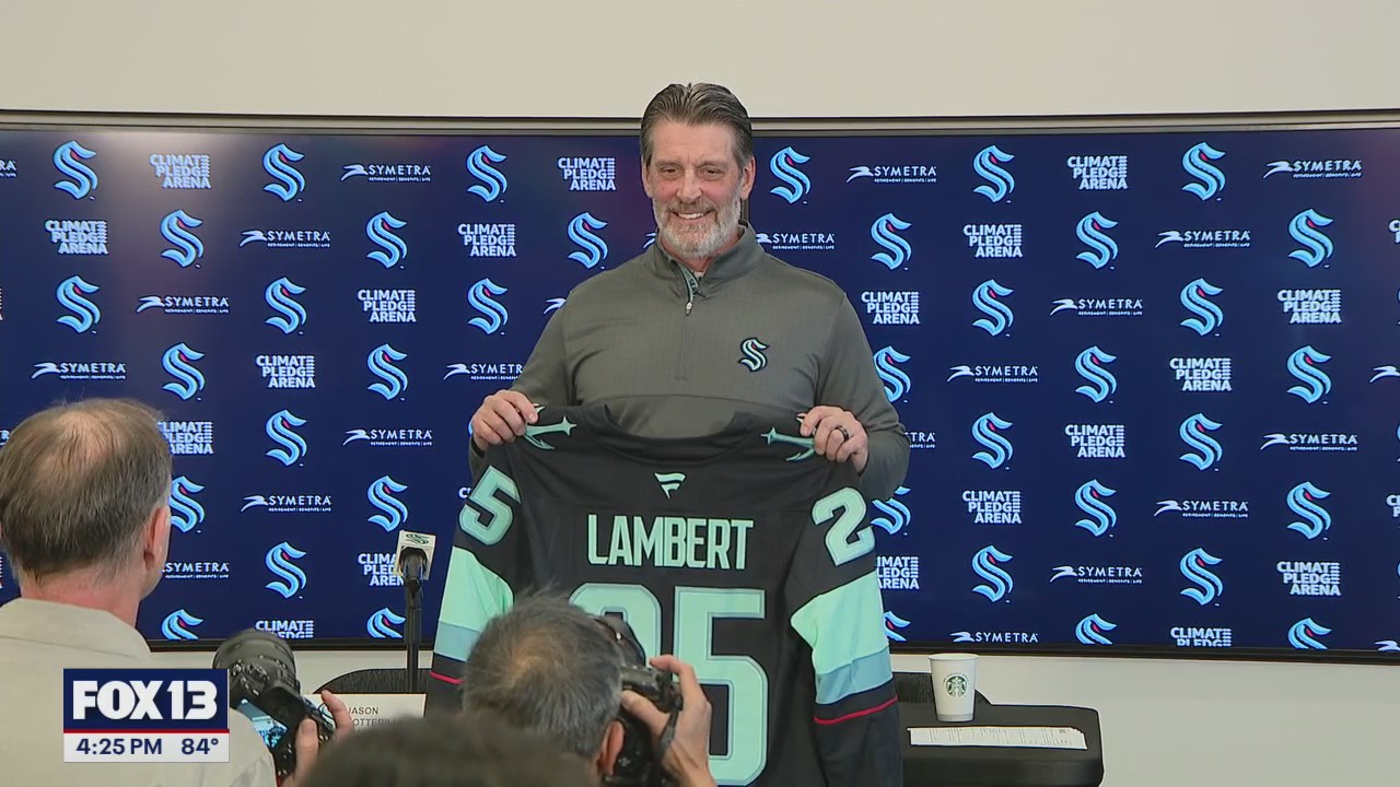 Seattle Kraken introduce new head coach Lane Lambert | FOX 13 Seattle
