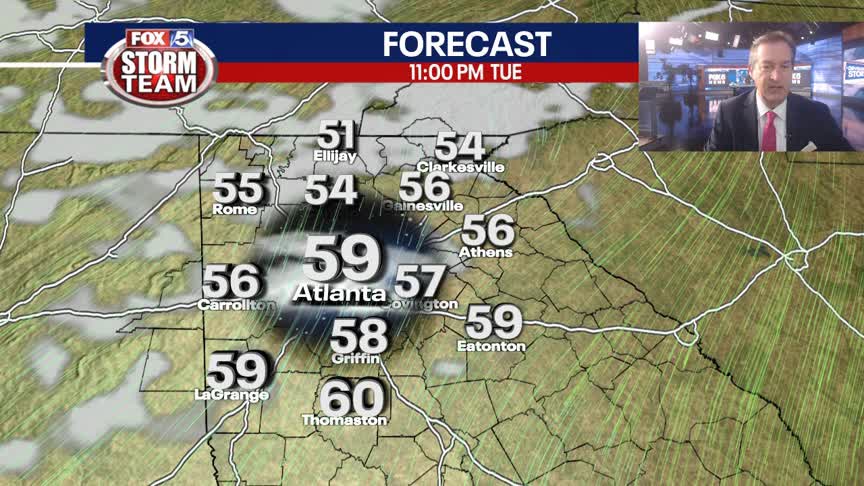 Tuesday evening Weather Update | FOX 5 Atlanta