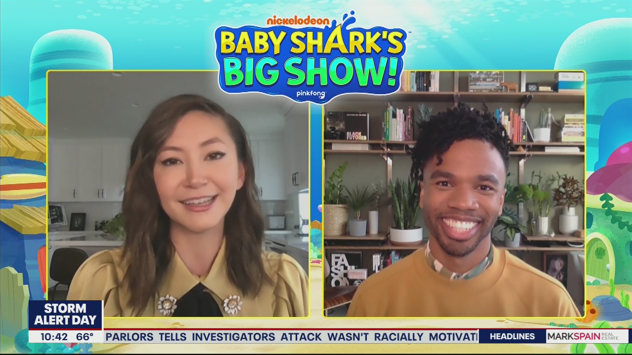 Kimiko Glenn and Luke Youngblood talk Baby Shark's Big Show | FOX 5 Atlanta