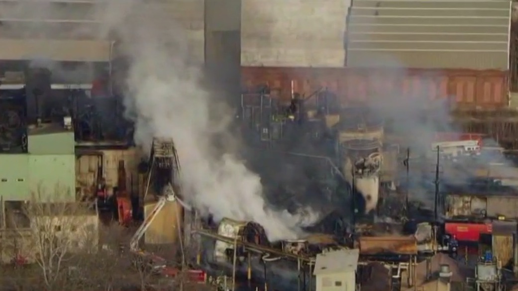 Illinois chemical plant catches fire, residents urged to avoid area ...