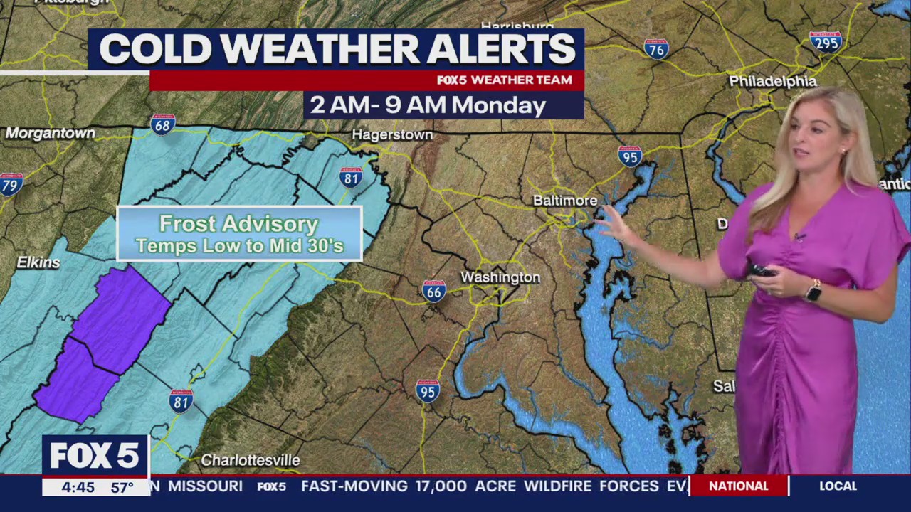 FOX 5 Weather forecast for Monday, September 9 | FOX 5 DC