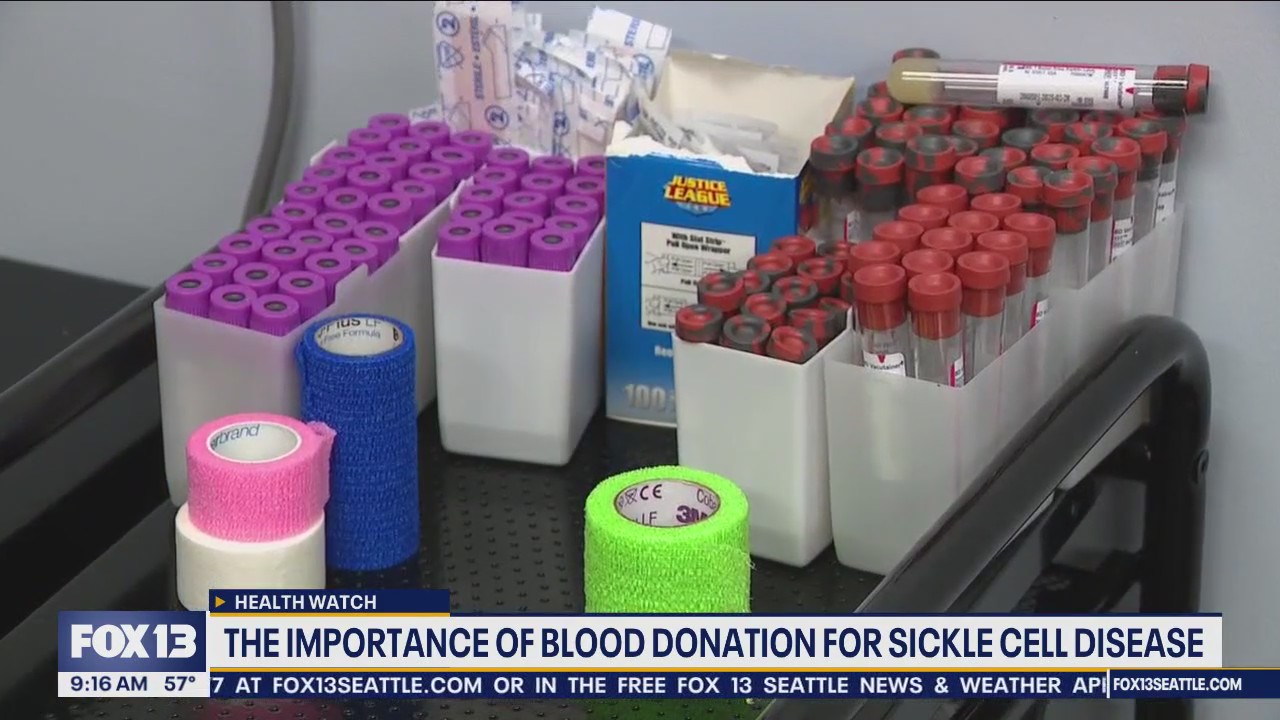 Importance of blood donation for sickle cell disease | FOX 13 Seattle