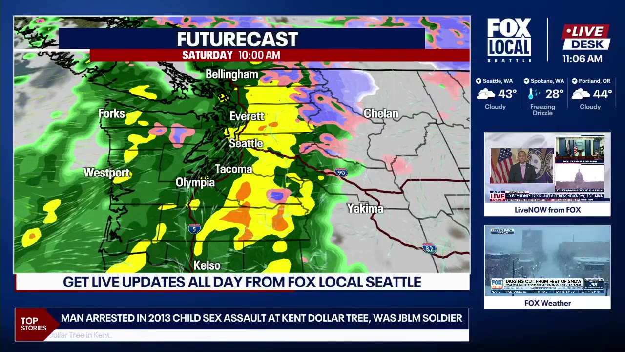 Seattle weather: Rain returns this weekend | FOX 13 Seattle