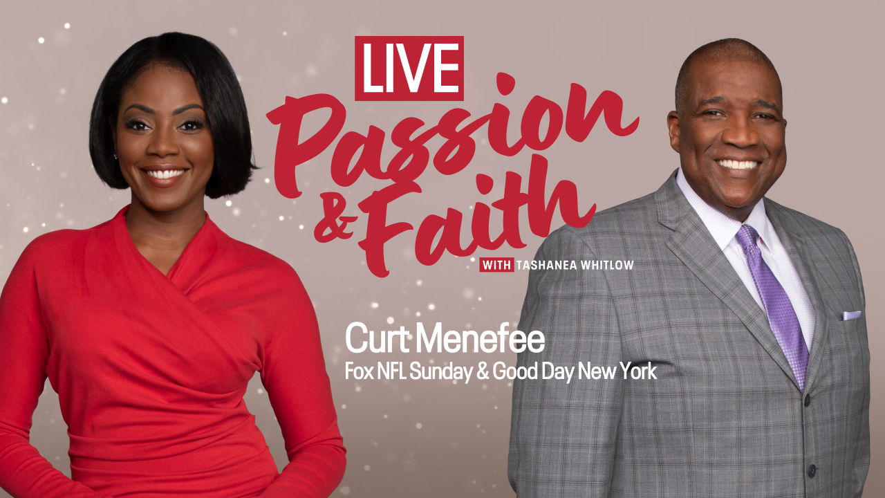 Curt Menefee host Fox NFL Sunday & co-anchor of Good Day New York ...