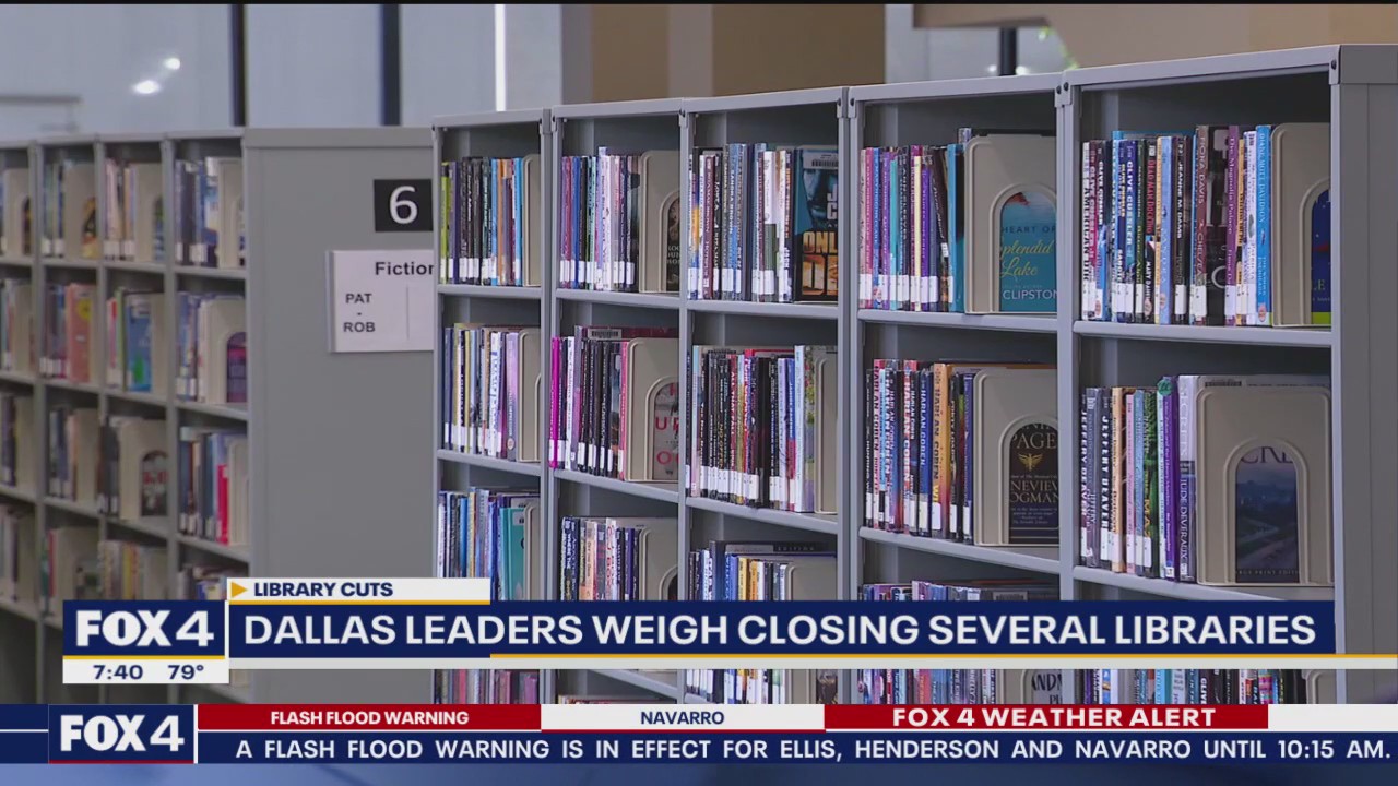 Dallas leaders weigh closing several libraries | FOX 4 Dallas-Fort Worth