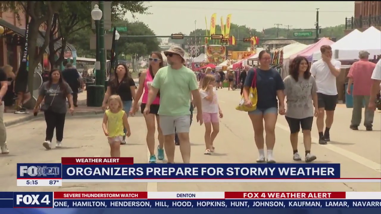 Grapevine Main Street Fest prepares for stormy weather | FOX 4 Dallas ...