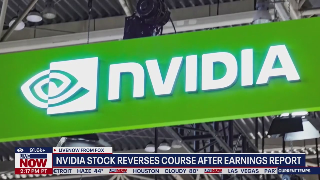 Stock market reversal: Nvidia shares fall 3% | LiveNOW from FOX
