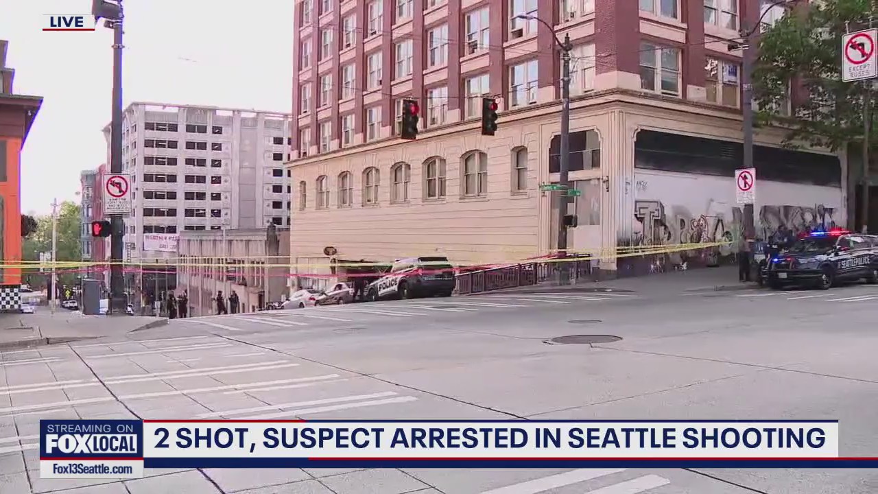 2 shot, suspect arrested in Seattle shooting | FOX 13 Seattle