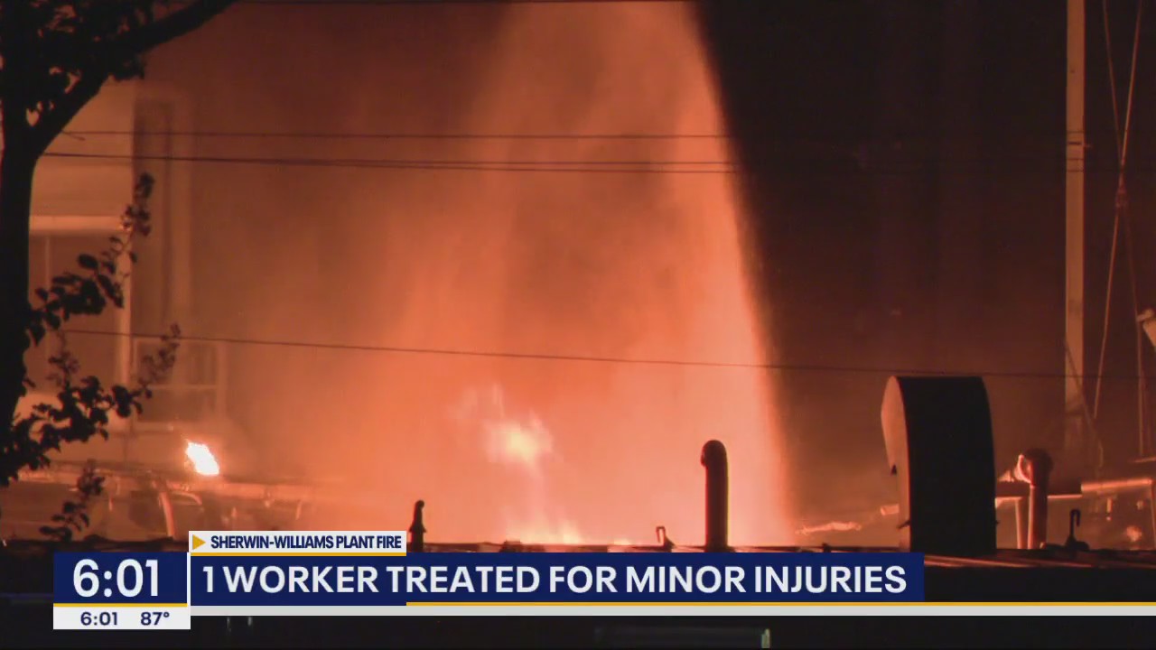 1 injured in fiery explosion at Garland paint plant | FOX 4 Dallas-Fort ...