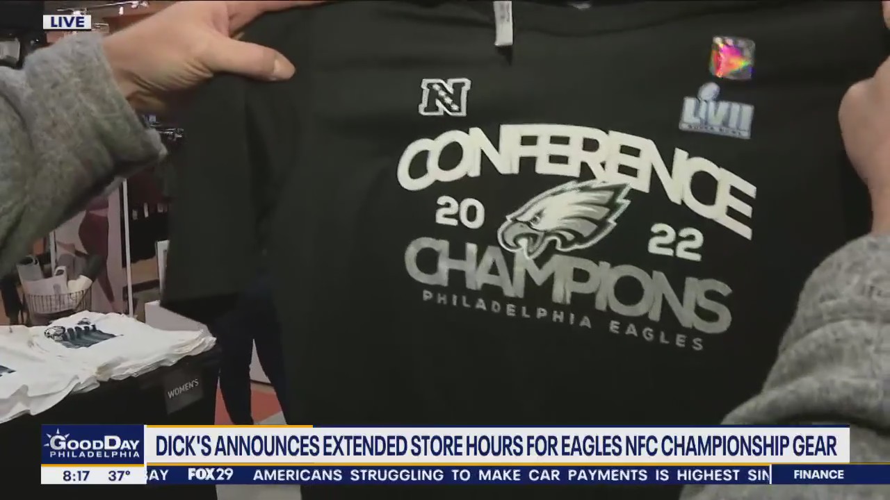 Eagles gear flying off the shelves after NFC Champion starts Super Bowl ...