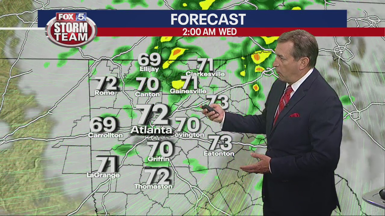 Tuesday evening weather forecast | FOX 5 Atlanta