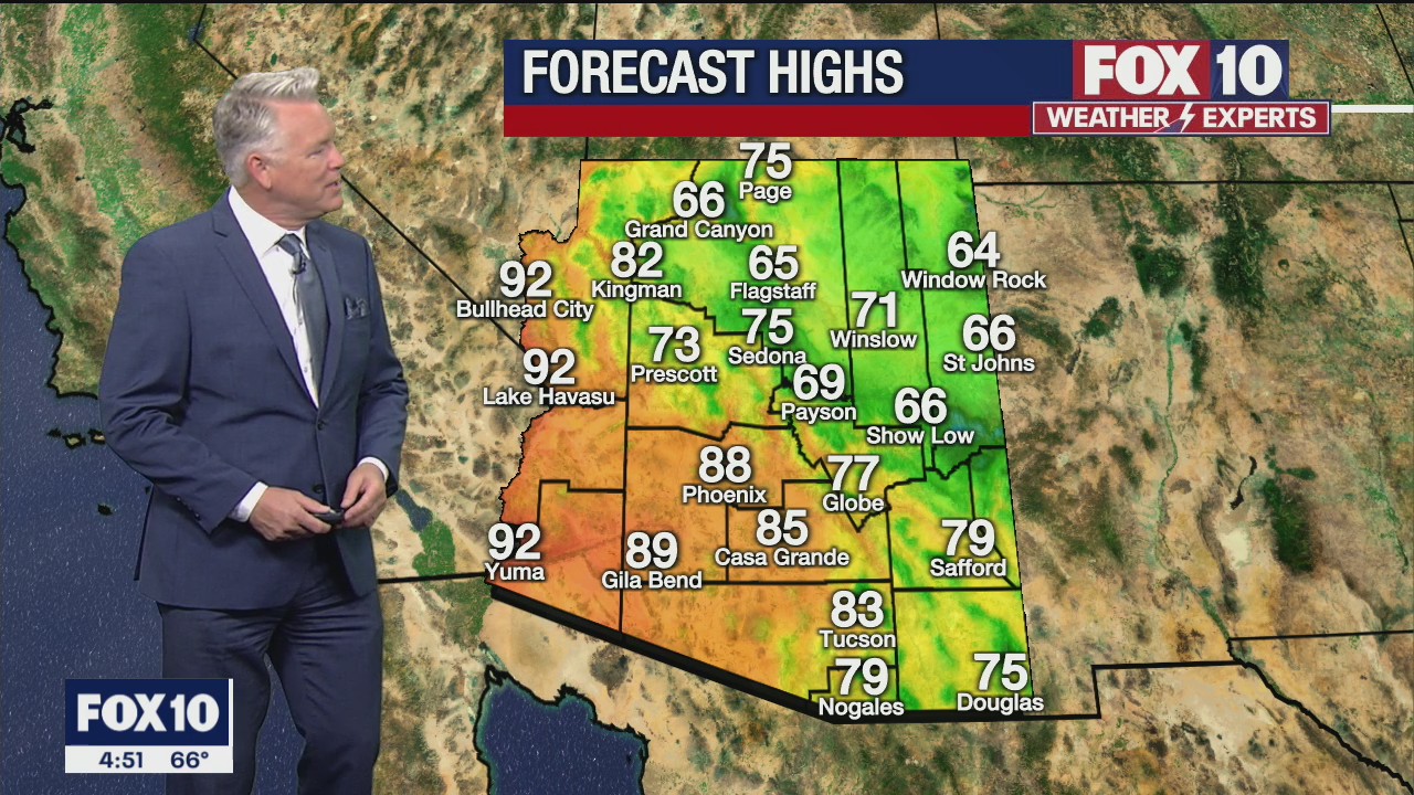 Morning Weather Forecast - 4/19/21 | FOX 10 Phoenix