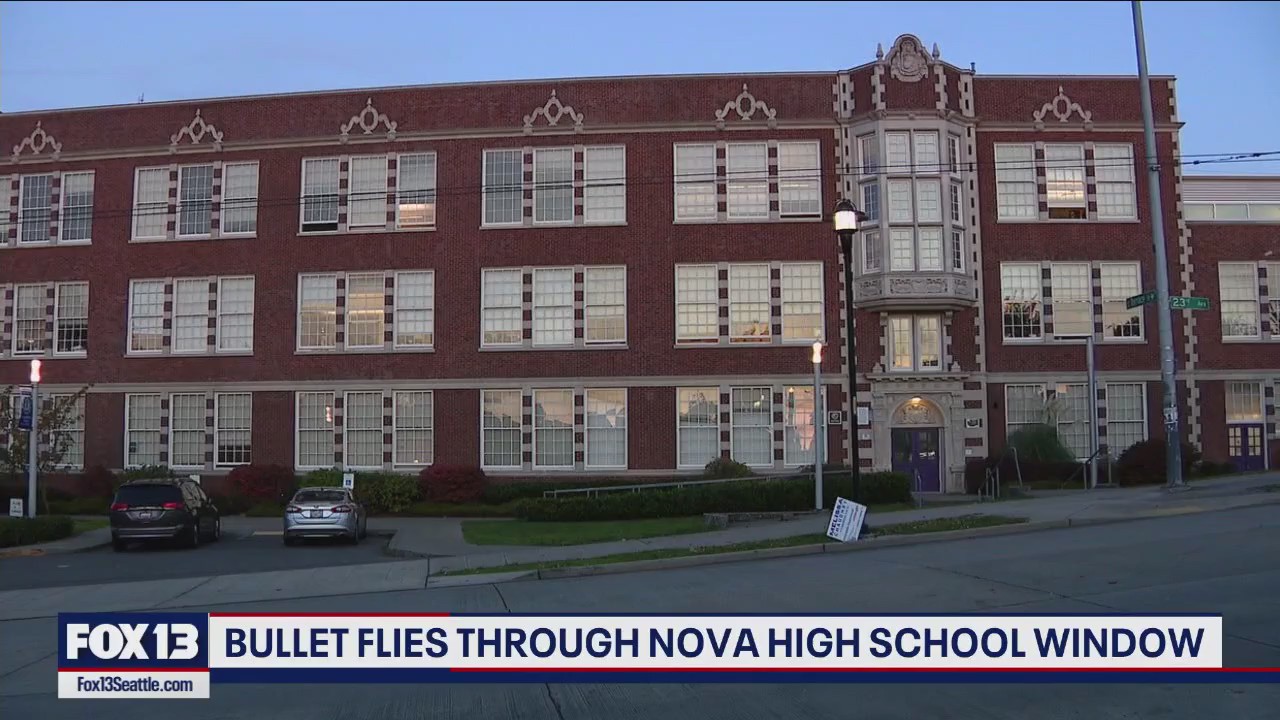 Bullet flies through Nova High School window | FOX 13 Seattle