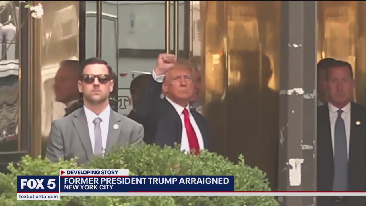 Former President Donald Trump arraigned | FOX 5 Atlanta