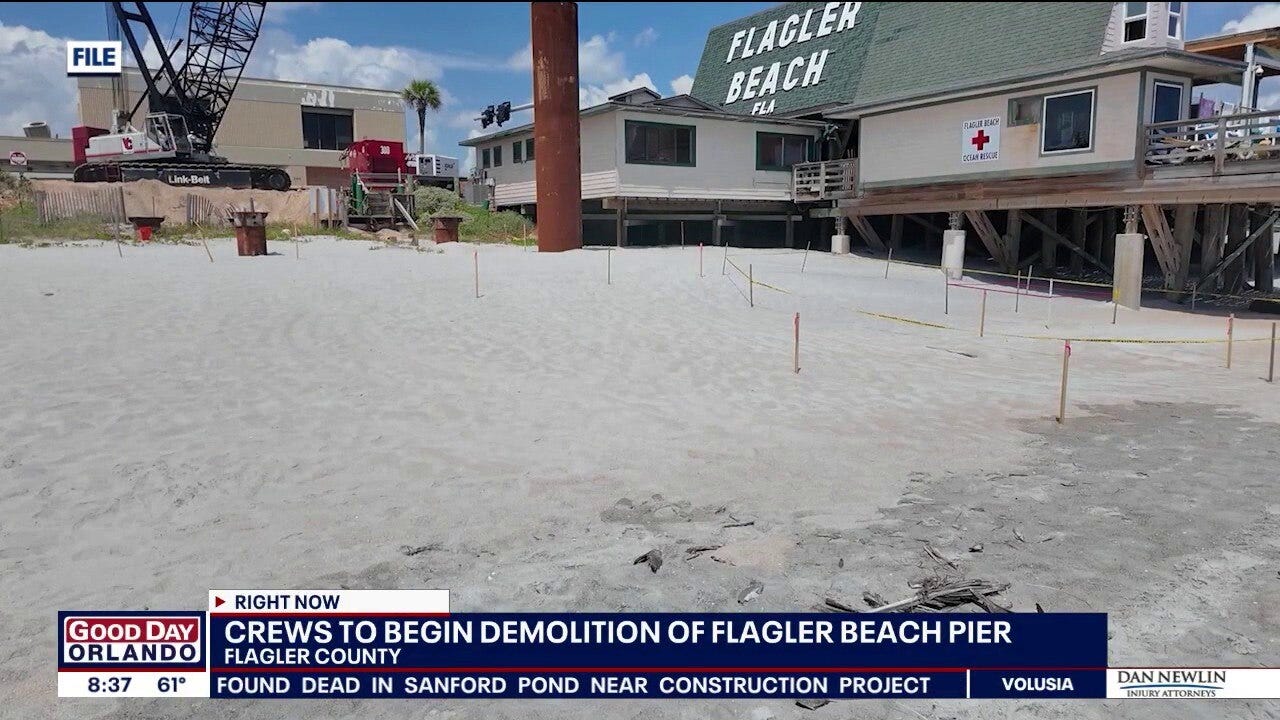 Crews to begin demolition of Flagler Beach Pier | FOX 51 Gainesville