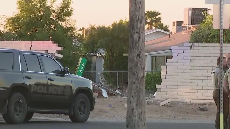 Pursuit ends in crash near Sun City, police looking for suspect | FOX ...