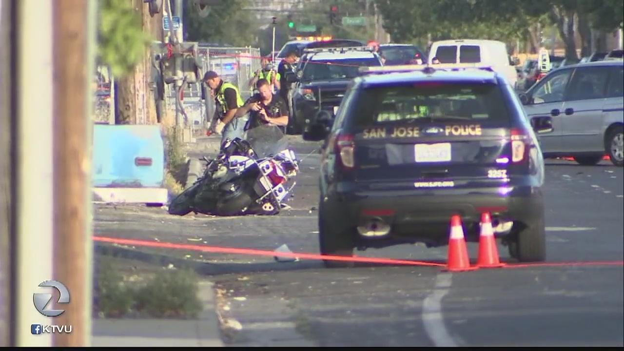 San Jose motorcycle officer dies in crash while on duty | KTVU FOX 2
