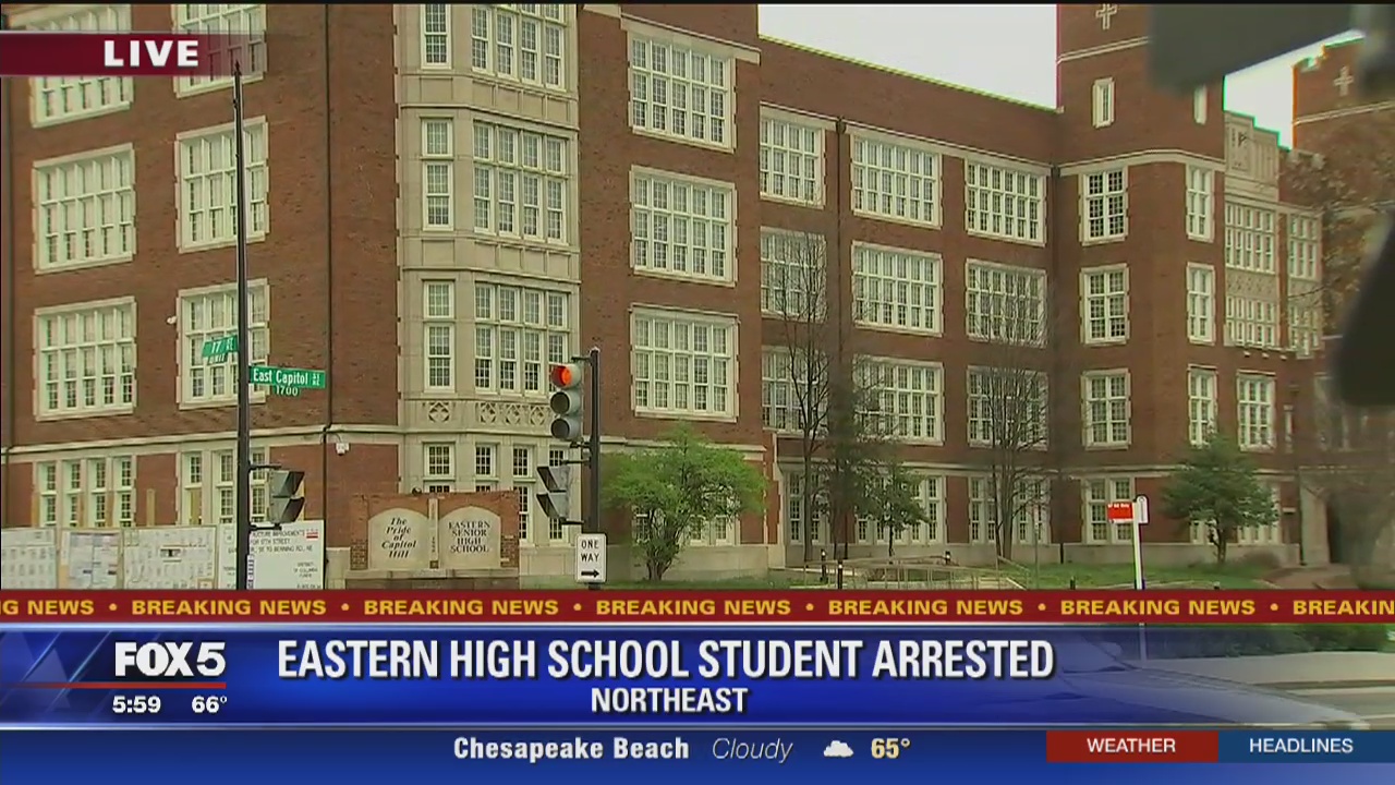 Eastern Senior High School student arrested for online threats | FOX 5 DC