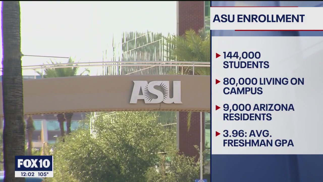 ASU reports record enrollment | FOX 10 Phoenix