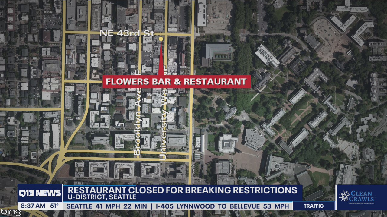 Restaurant closed for breaking COVID restrictions | FOX 13 Seattle
