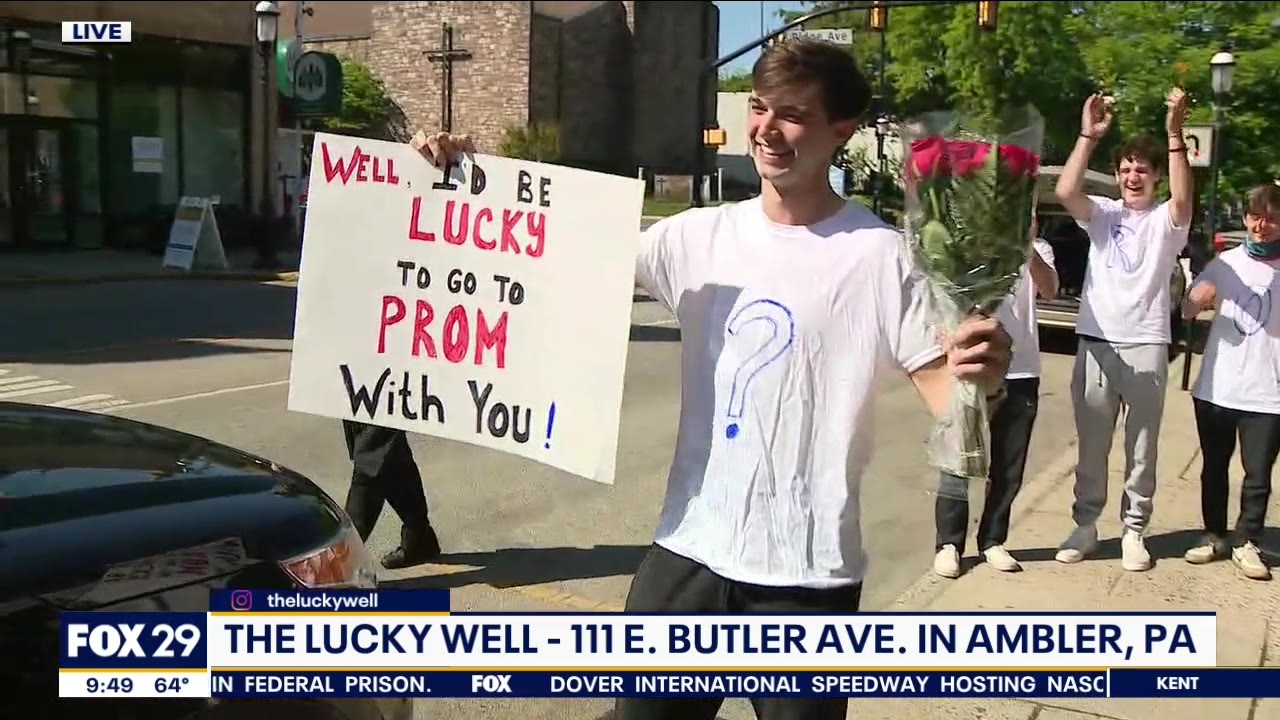 Surprise promposal crashes Jenn Fred's hit a local BBQ joint | FOX 29 ...
