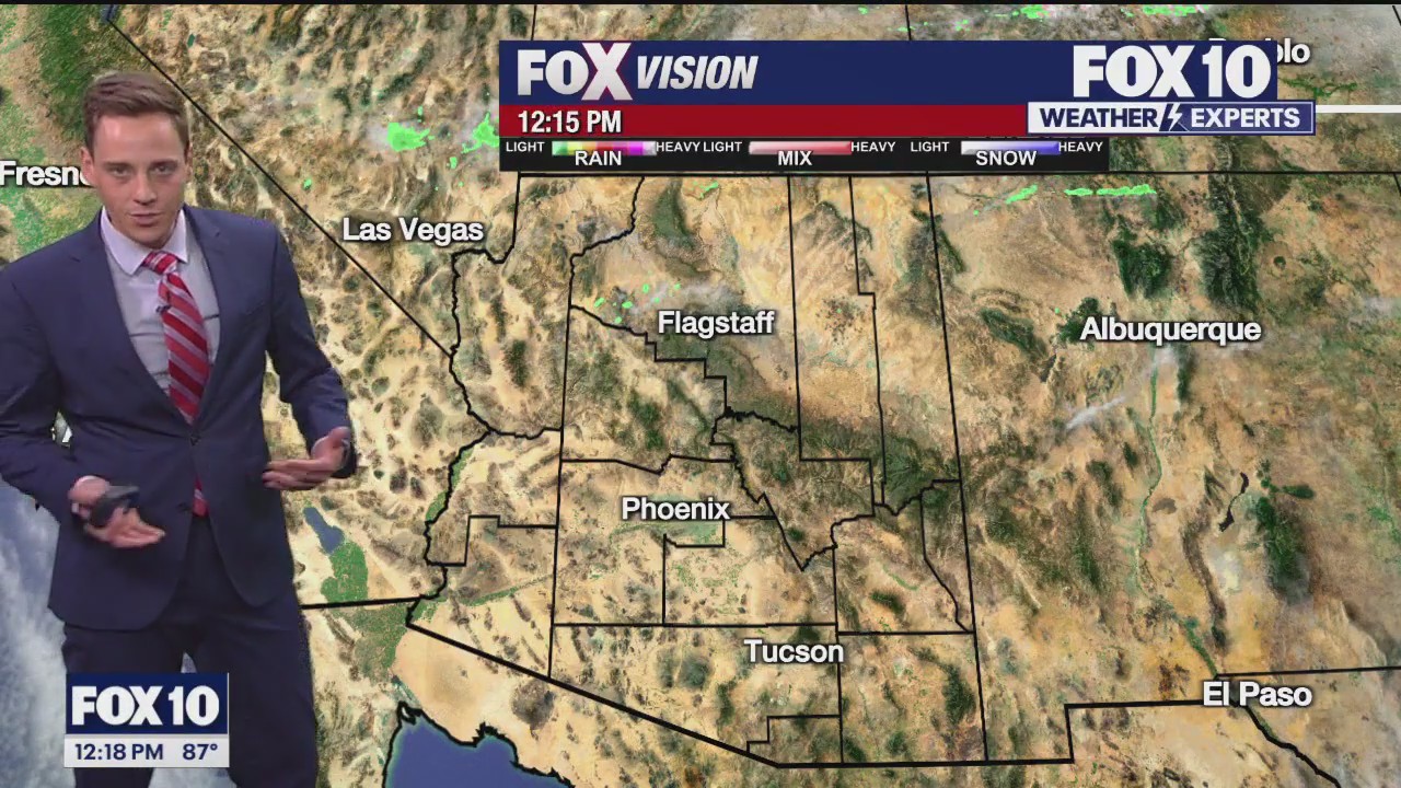 Noon Weather Forecast - 4/19/2024 | FOX 10 Phoenix