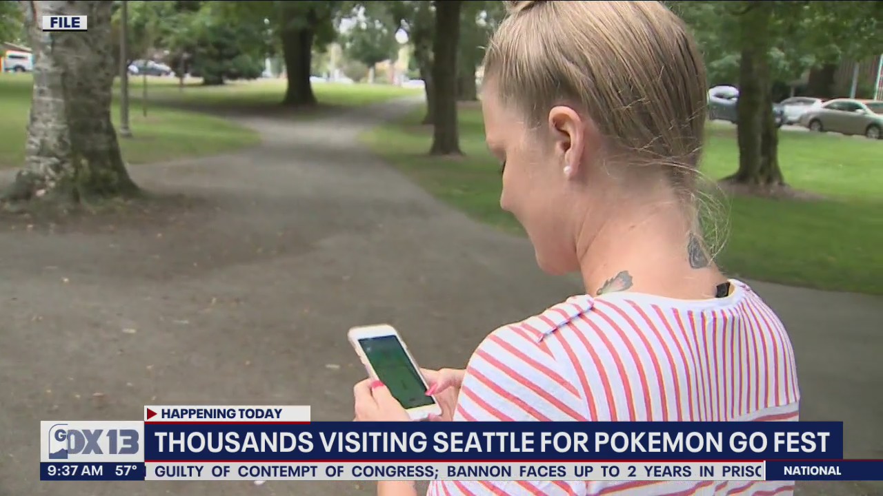 Thousands visit Seattle for an exclusive Pokemon Go Fest | FOX 13 Seattle