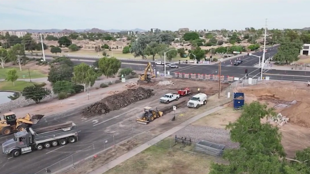 Scottsdale's Chaparral Road closed for 3 months | FOX 10 Phoenix