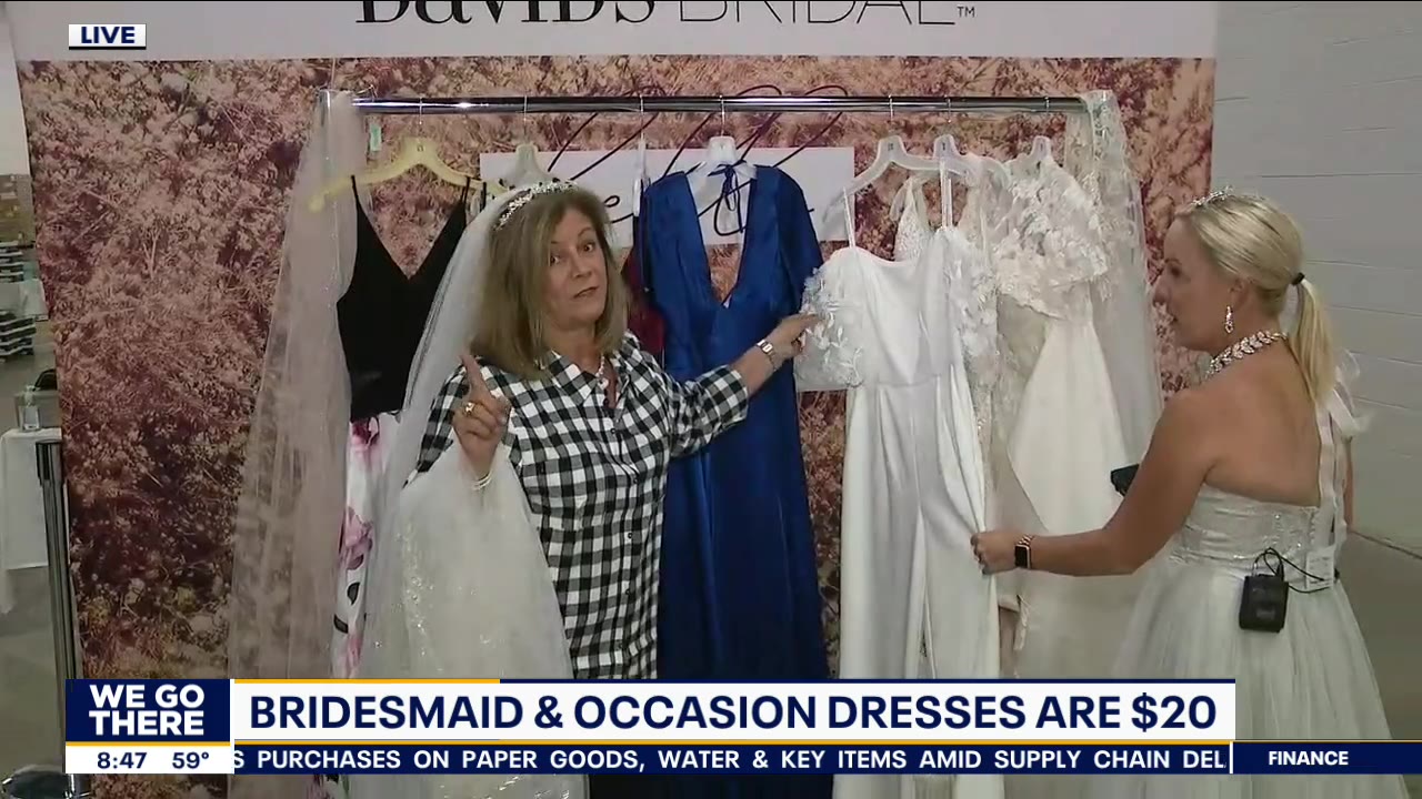 Jenn Fred checks out David's Bridal's $99 and under sale | FOX 29 ...