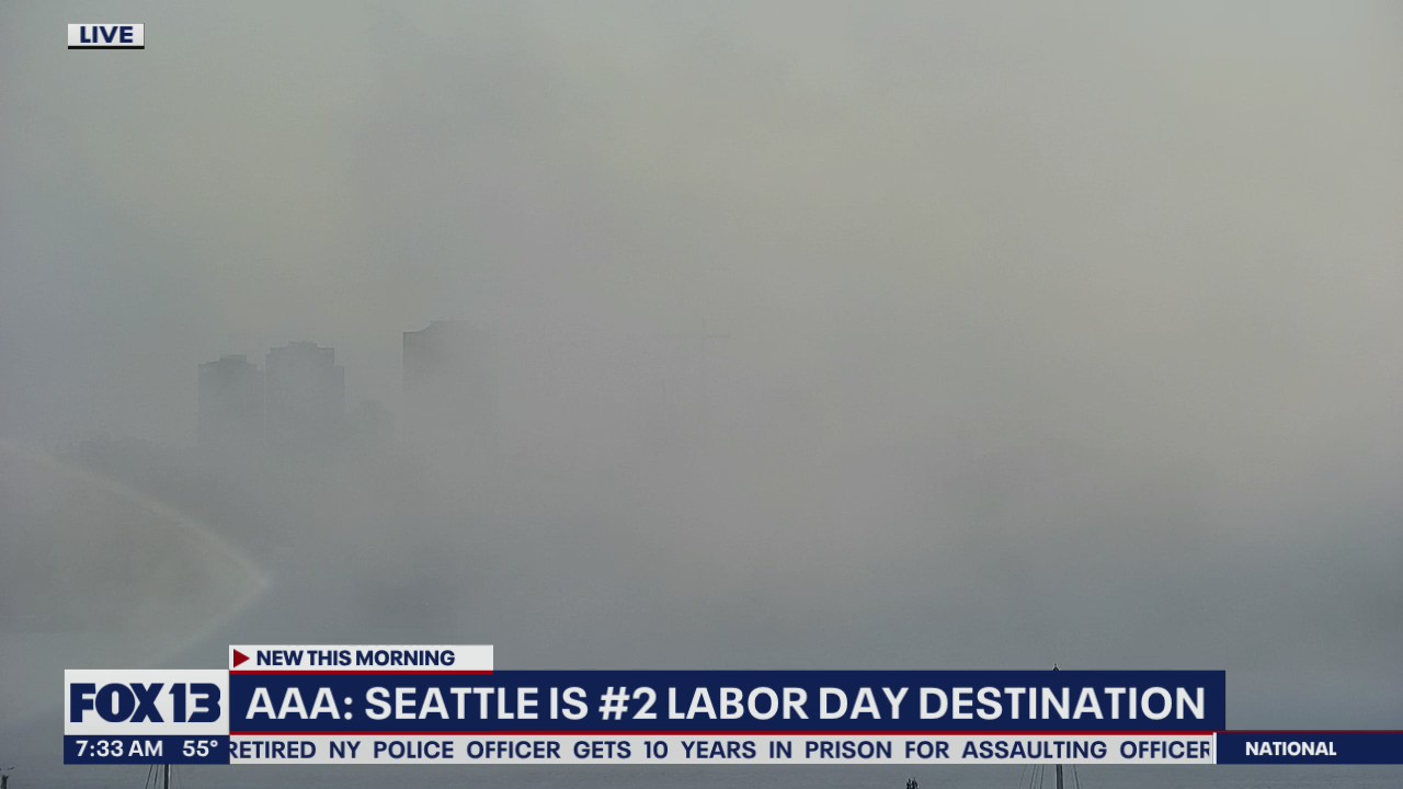 Despite the foggy camera, Seattle is the #2 Labor Day destination | FOX ...