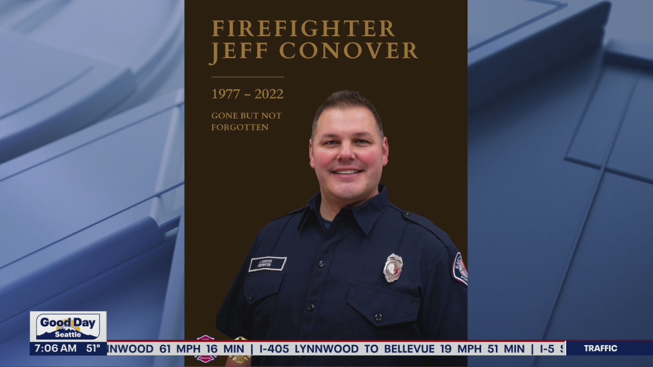 Procession for fallen firefighter in Sumner, Washington | FOX 13 Seattle
