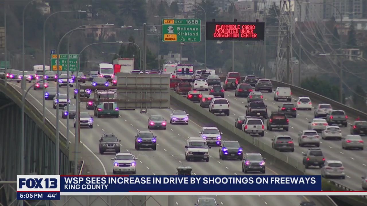 WSP sees increase in drive-by shootings on freeways | FOX 13 Seattle