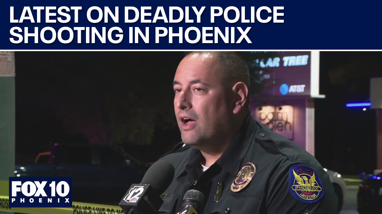 Suspect killed, 2 Phoenix PD officers hurt | Press conference | FOX 10 ...