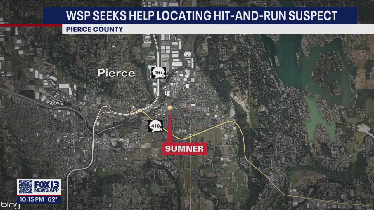 WSP seeks help finding hit-and-run suspect | FOX 13 Seattle
