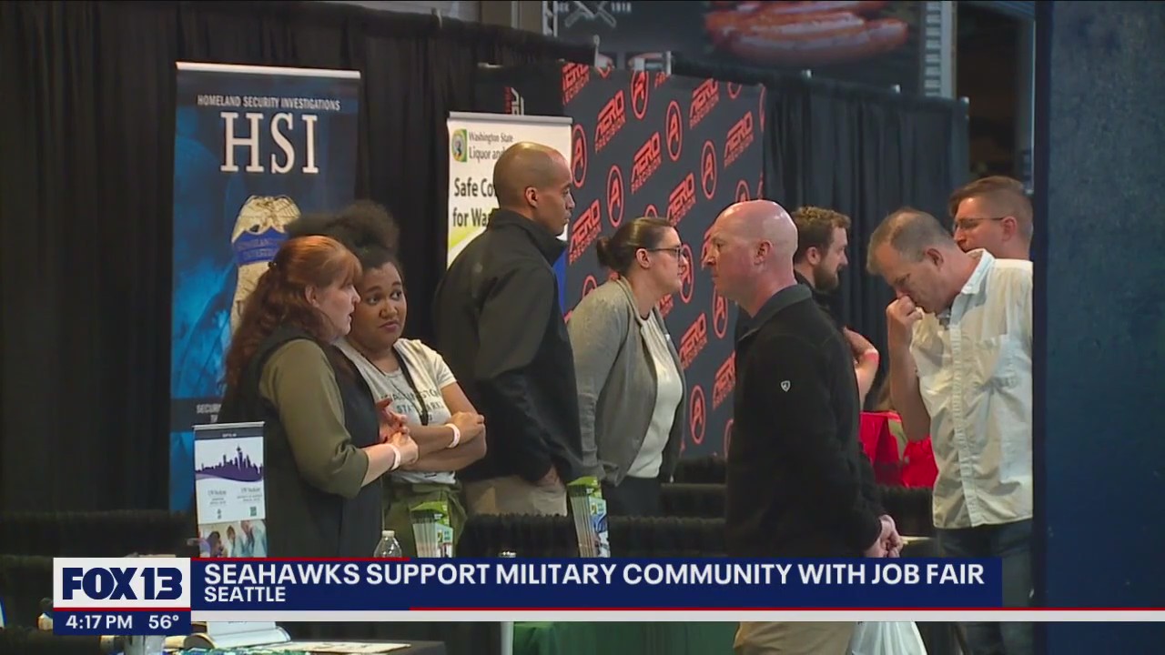 Seahawks host job fair for military members | FOX 13 Seattle