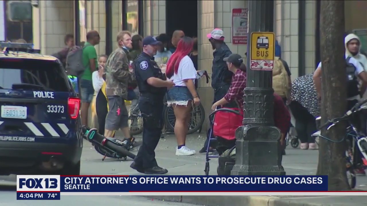 Seattle looking to prosecute drug cases | FOX 13 Seattle