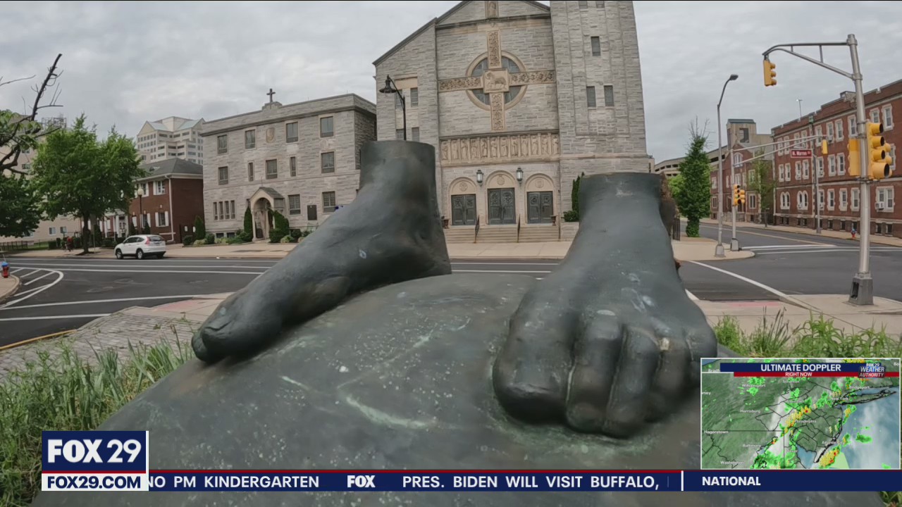 Police investigating the theft the "Angel of Faith" statue in Trenton ...