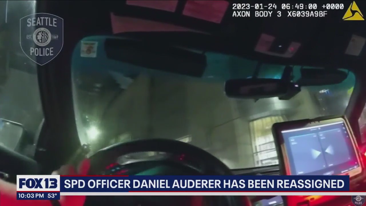 SPD officer Auderer re-assigned | FOX 13 Seattle