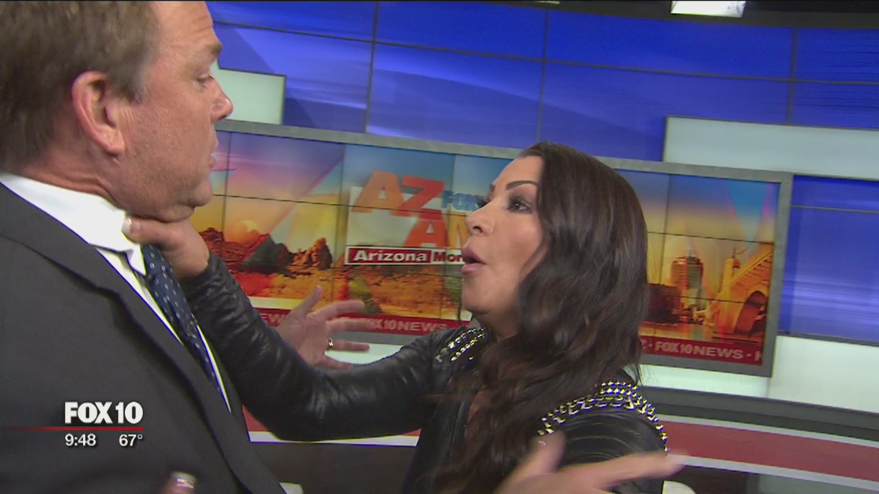 Former WWE Women's Champion Victoria takes on FOX 10's Troy Hayden ...